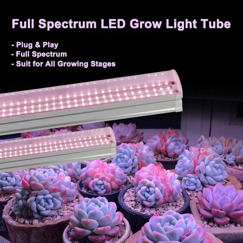 【Furtherlux】LED Grow Light Tube 30cm 60cm 10W 20W 50W Plant Growing ...