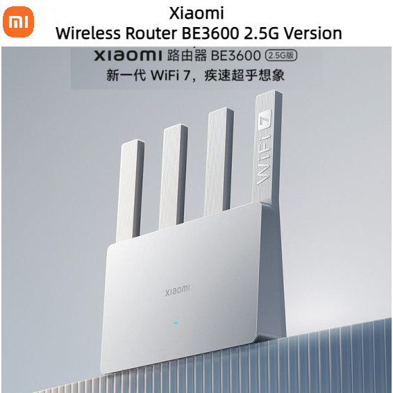 Xiaomi Wireless Router BE3600 Brand New WiFi7 Router 2.5G 4 Core ...
