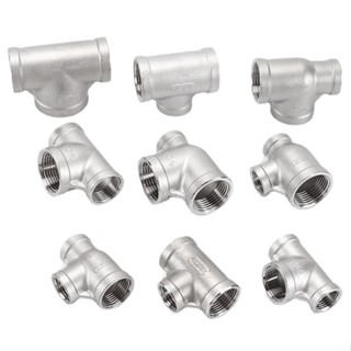 304 Stainless Steel Water Pipe Inner Thread Tee Fittings Variable ...