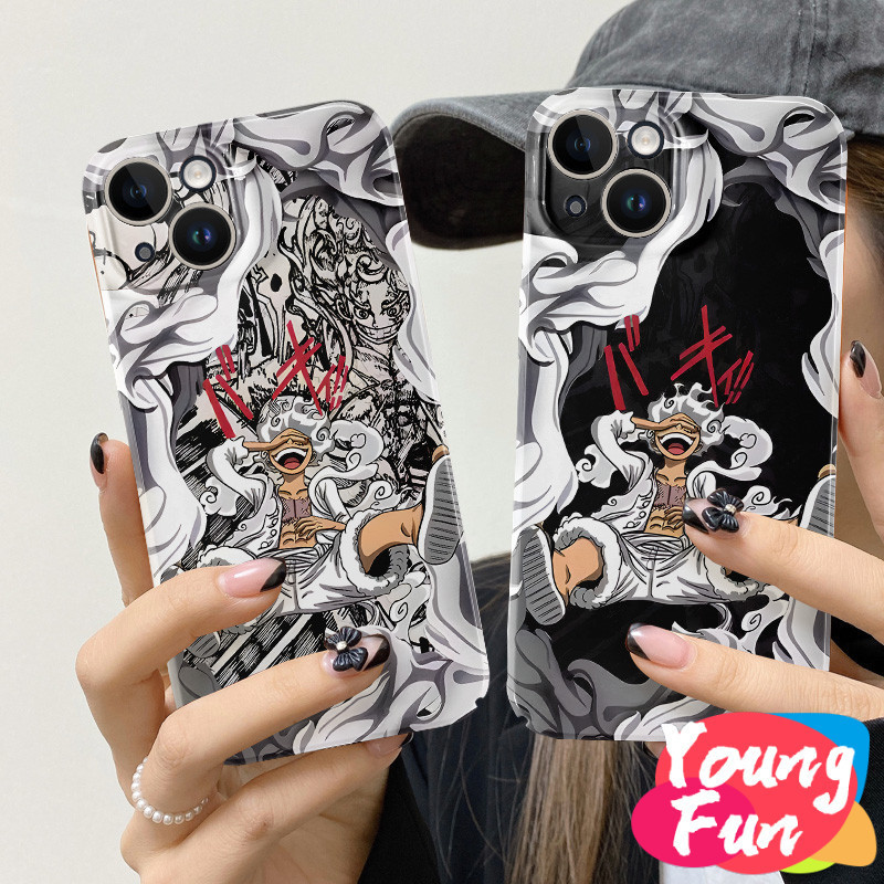 Casing samsung One Piece Nika Luffy cool komiks glossy samsung A14 A13 ...