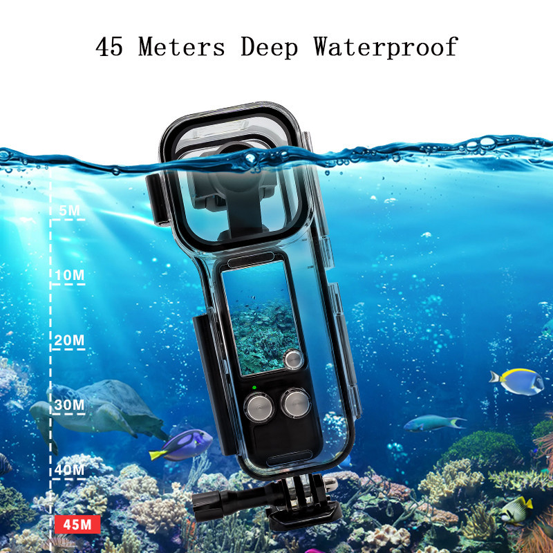 [READY STOCK] 45M Waterproof Case For OSMO Pocket 3 Diving Housing ...