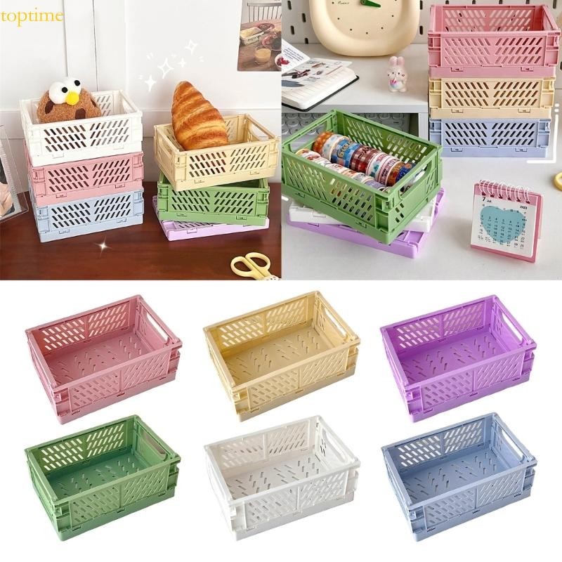 Top Stackable Table Basket Organizers Office Desktop Drawer Shelf Mini ...
