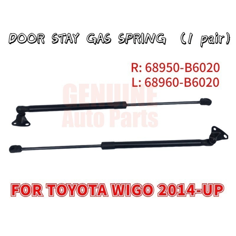 TOYOTA WIGO DOOR STAY GAS SPRING FOR TOYOTA WIGO 2014-UP (1 PAIR) 68950 ...