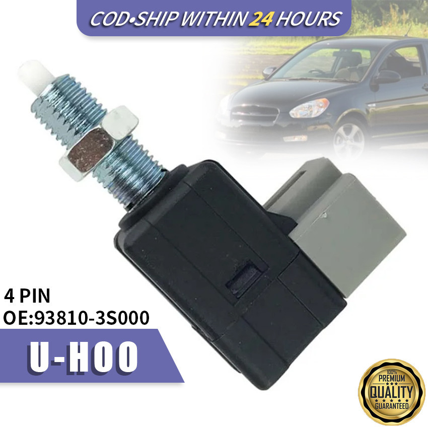 93810-3K000 Rear Brake Light Switch 4-Pin Hyundai Kia Stop Light Switch Assembly | Shopee ...