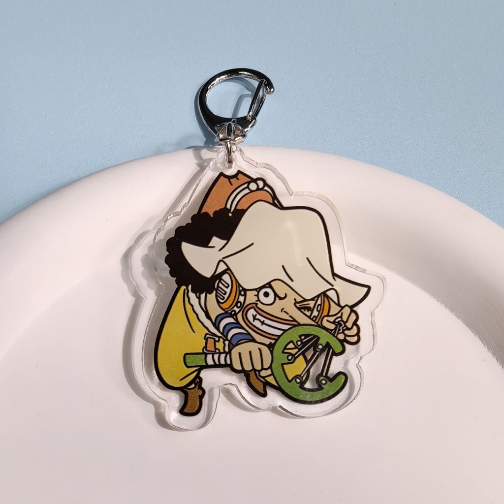 One Piece Acrylic Keychain Backpack Pendant - Cute Chibi Luffy, Zoro ...