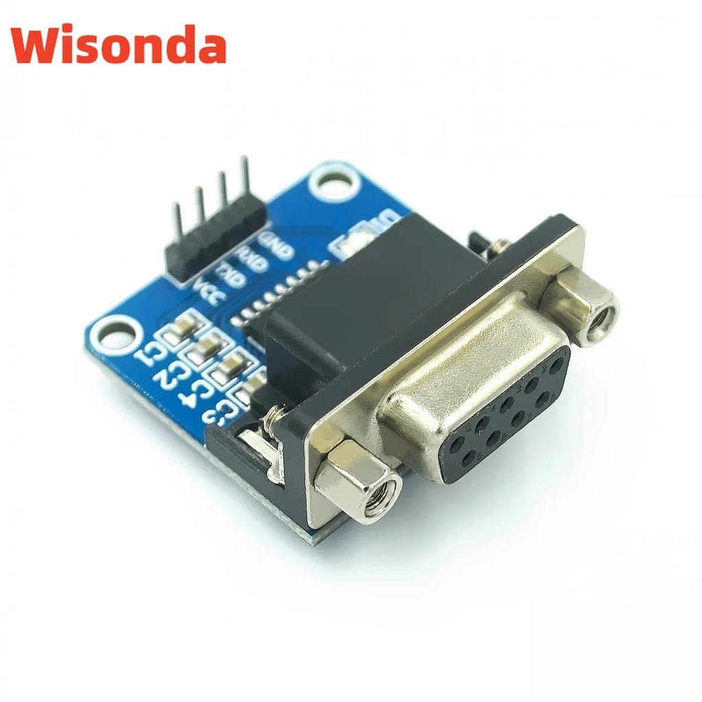 MAX3232 RS232 to TTL Serial Port Converter Module DB9 Connector MAX232 For Arduino | Shopee ...