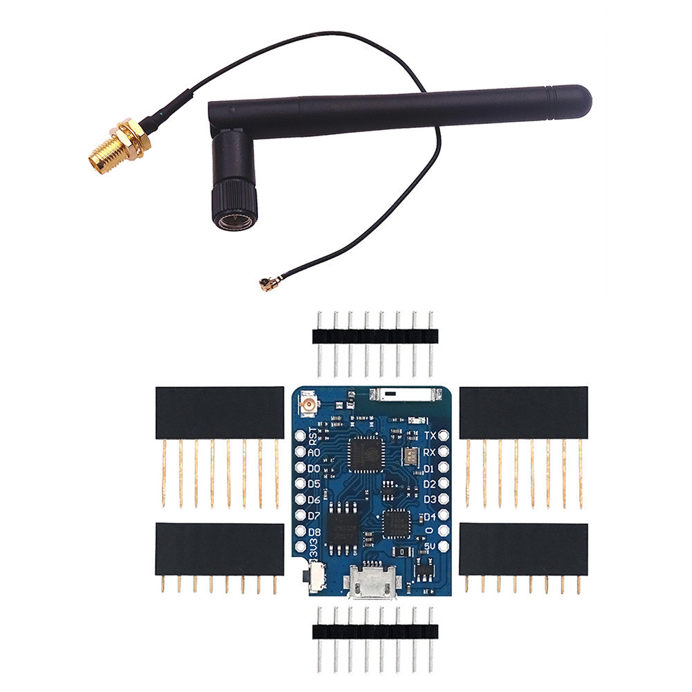 WEMOS D1 Mini Pro 4M 16M Bytes External Antenna Connector NodeMCU Based ...