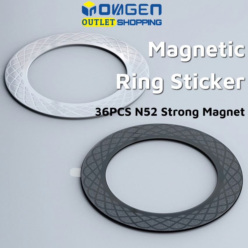 INOAVGEN Magnetic Ring Sticker,Built in 36pcs N52 Strong Magnet For ...