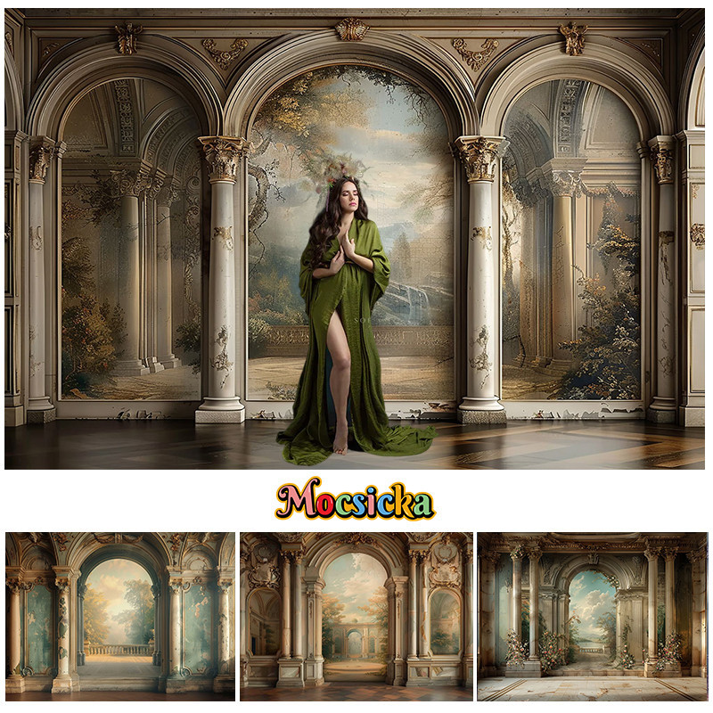 Photography Background European Palace Texture Mural Decor Adult ...
