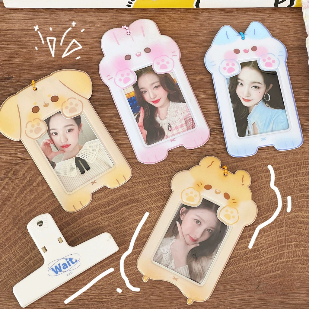 Animal PVC 3inch Cute Card Holder Zoo Party Card Bag Idol Photocard Bus ...
