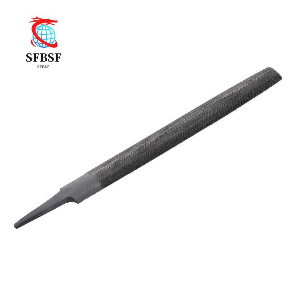 SFBSF Hand File, Handleless Half Round High Carbon Steel Half Round ...