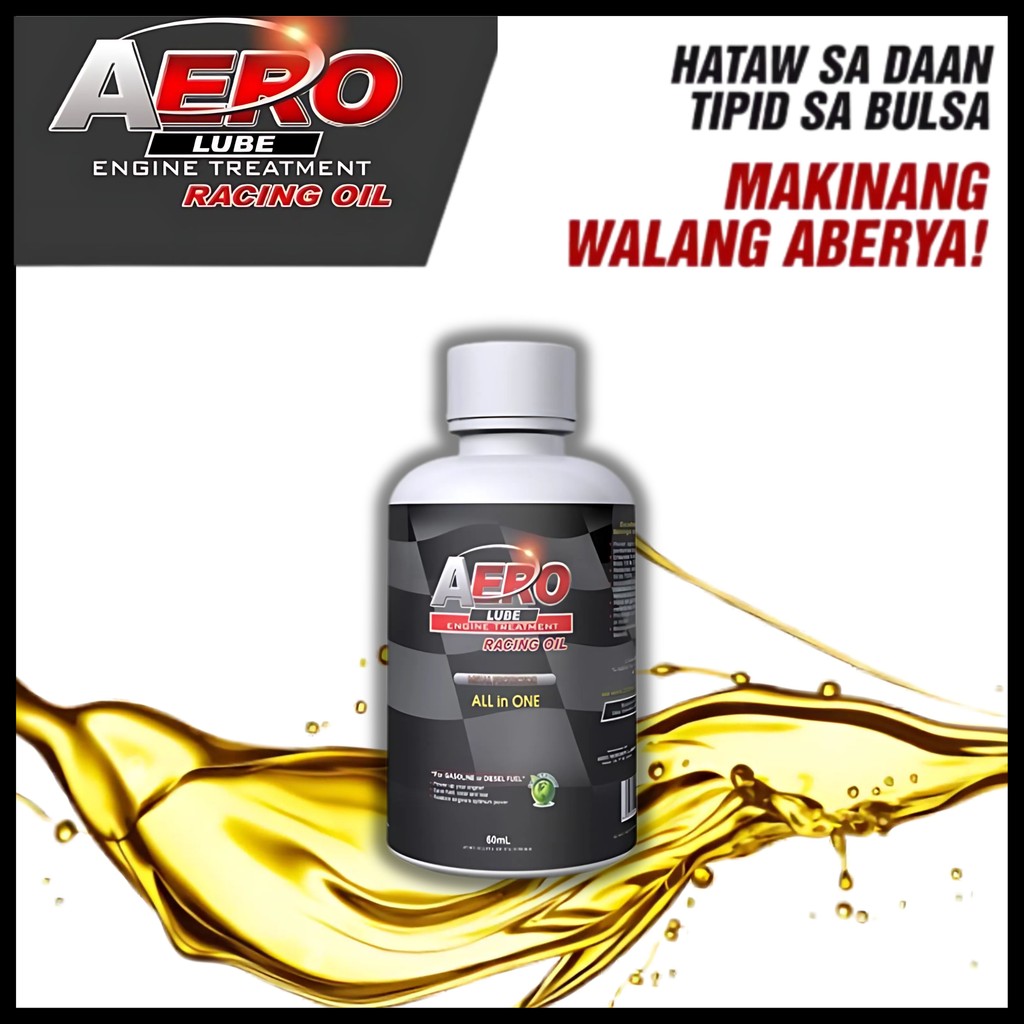 AERO LUBE ALL IN ONE Engine Treatment Racing Oil Additives 60ML High ...
