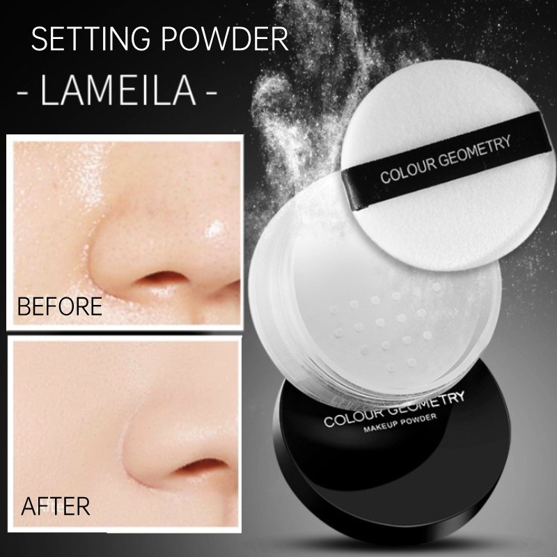 Lameila Waterproof Oil Control Loose Powder | Shopee Philippines