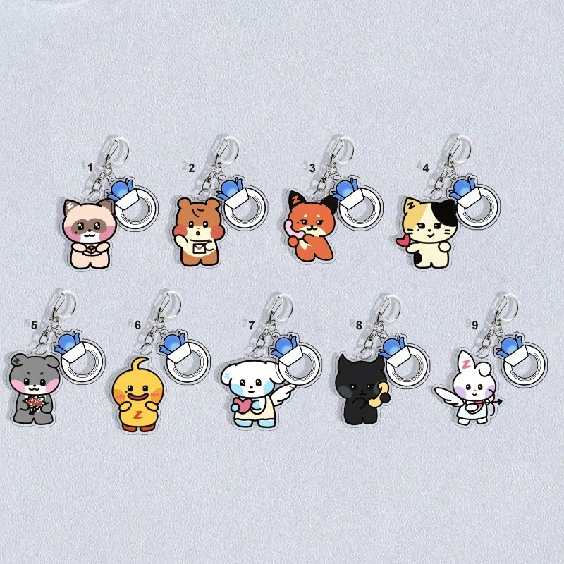 Zerobaseone Keychain Kim Dixiong Han Weichen Acrylic Pendant Bag ...