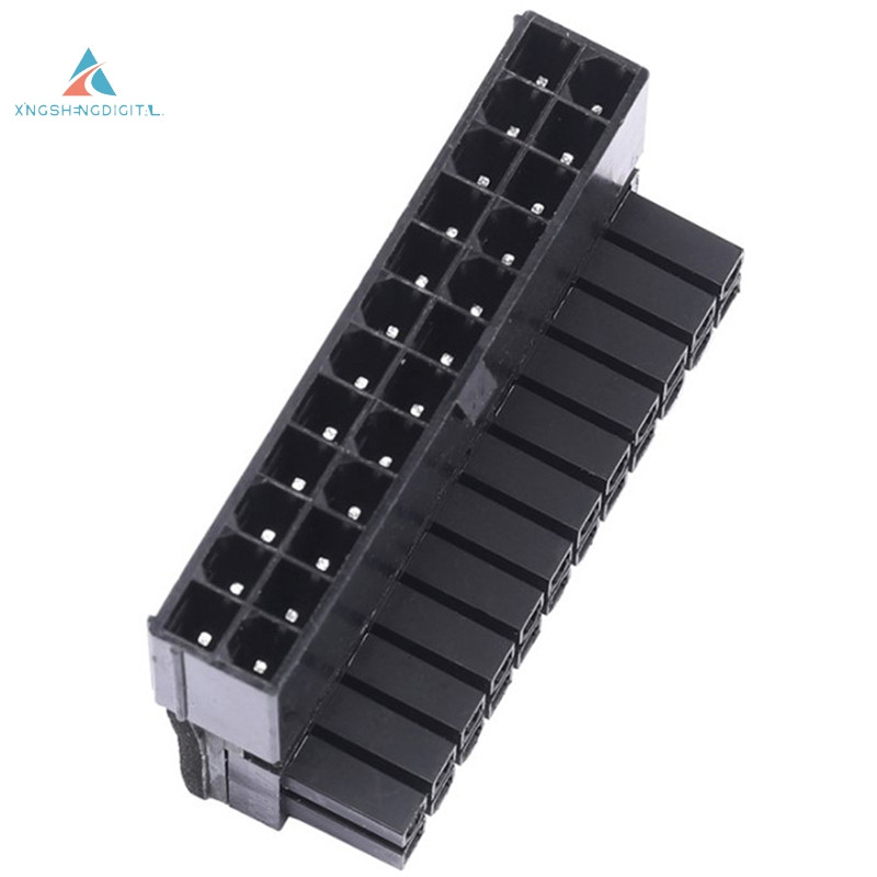 ZJPG> ATX 24Pin 90 degree 24 pin to 24pin Power Plug Adapter Mainboard ...
