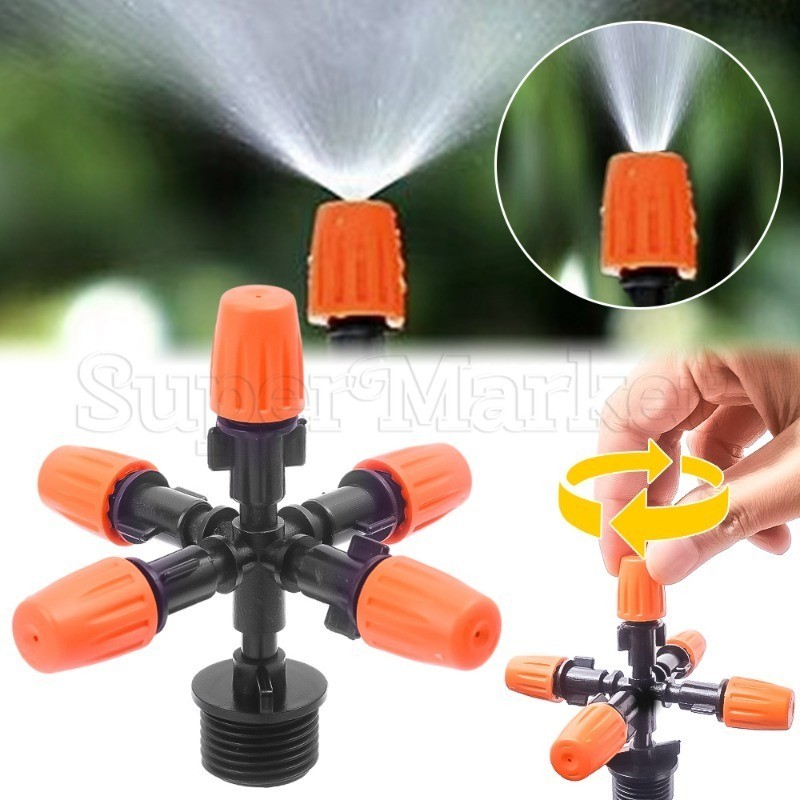 Automatic Flower Watering Garden Atomizer - 360° Micro Irrigation ...