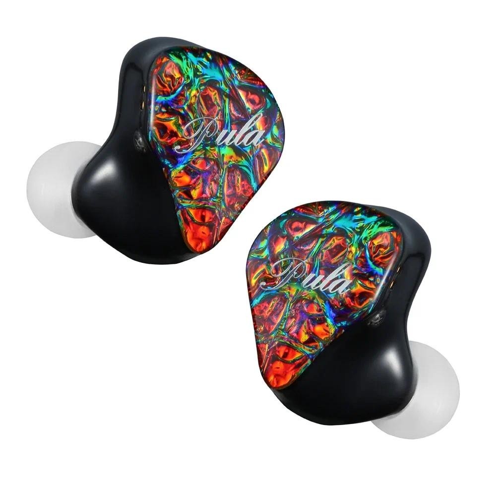 PULA PA02 HiFi Earphone 1DD+4BA Hybrid in-Ear Monitors Hi-Res Music ...