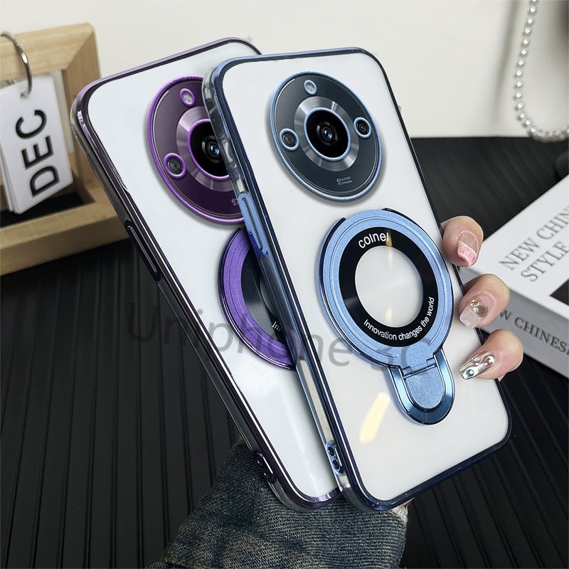 Luxury bracket case REALME 11 4G PRO PRO+ Electroplating Mobile Phone ...