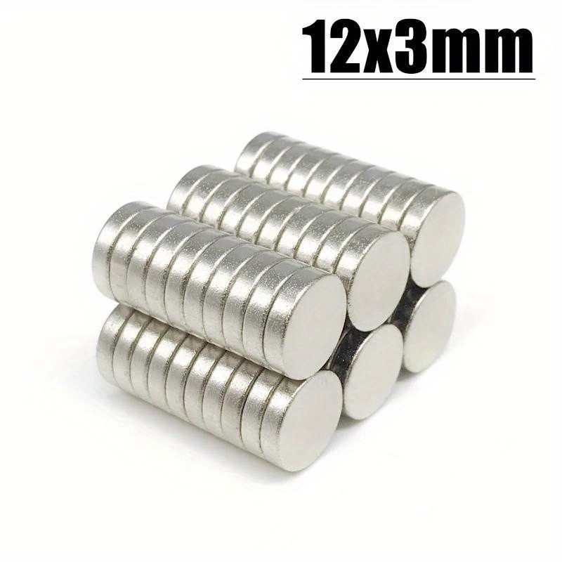 10/20/50pcs Super Strong Round Disc Magnets 12x3mm Rare Earth Neodymium Magnet N35 | Shopee ...