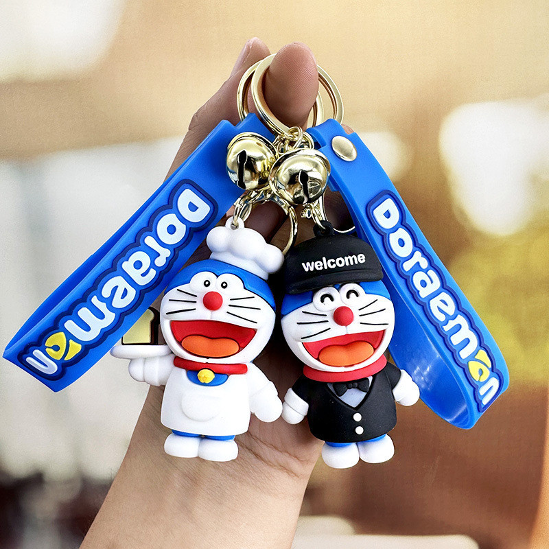 Cartoon Cartoon Anime Doraemon Keychain Cute Doraemon Doll Pendant ...