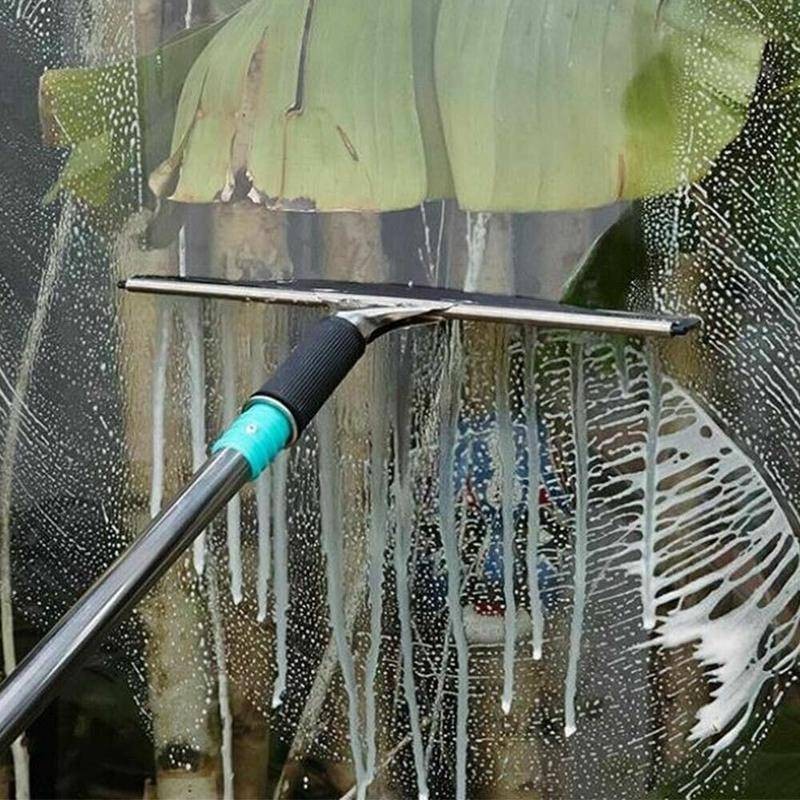 Window Glass wiper Glass Cleaner Wiper with 120CM Extension Pole for ...
