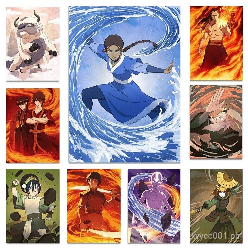 Anime Avatar The Last Airbender Series Posters Canvas Painting Poster ...