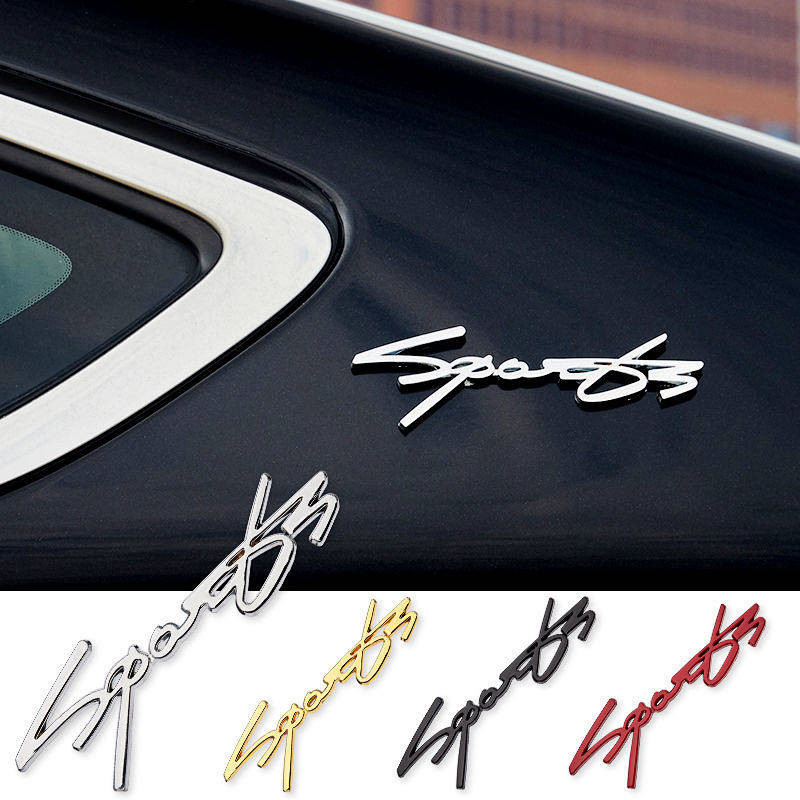 Sport Car Logo Car Personality Metal Modification Sports Bumper ...