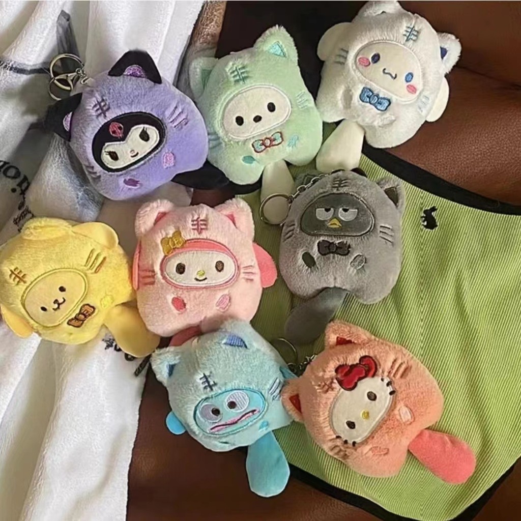 Ins Cartoon Sanrio Cross-dressing Kitty Melody Fortune Cat Ugly Cute ...