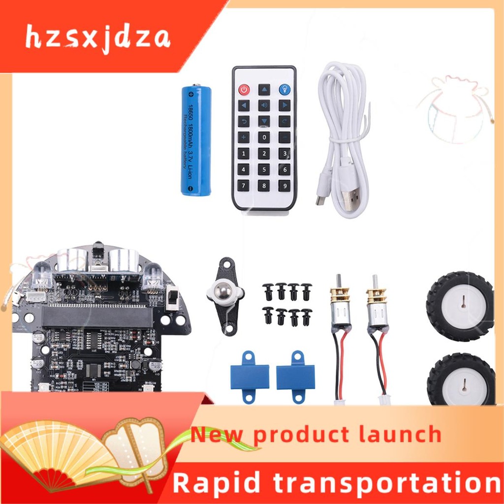 hzsxjdza Robot Programmable Robotic Kit Based on BBC Microbit V2 and V1 ...