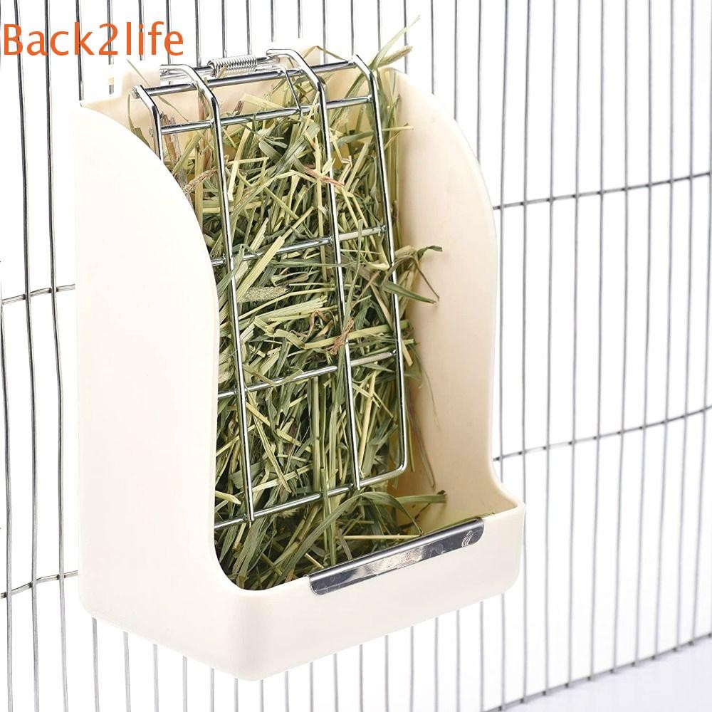 BACK2LIFE Rabbit Hay Feeder Guinea Pig Bunny Food Dispenser Hanging ...