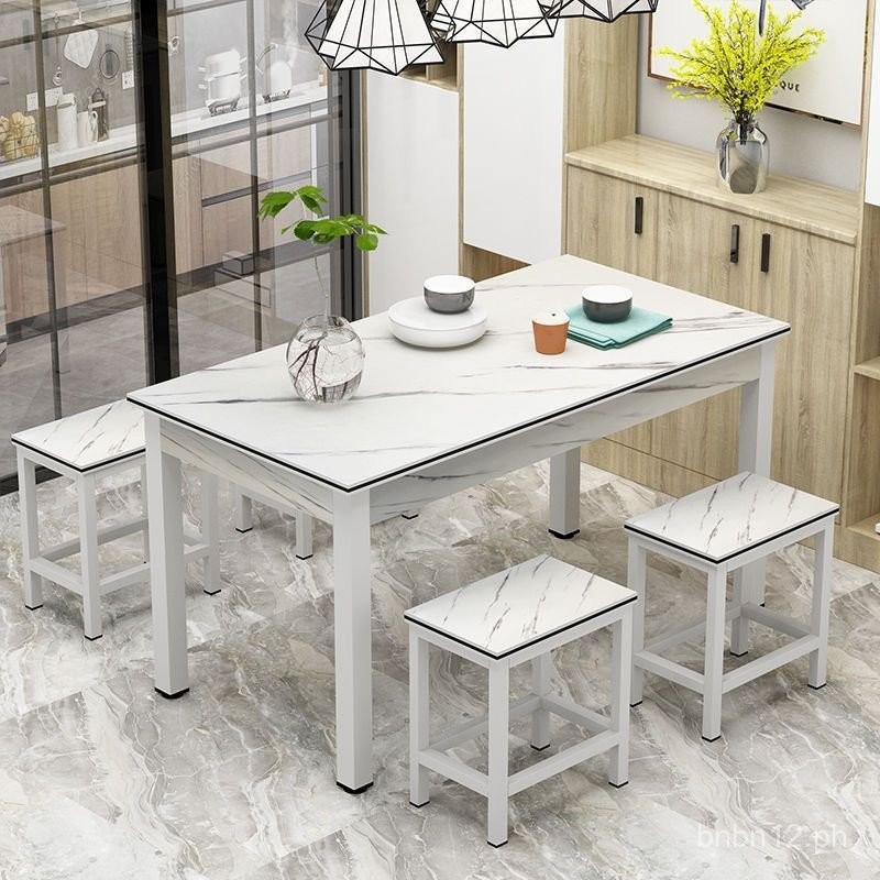 Restaurant Table and Chair Set Dining Table and Chairs Snack Bar ...