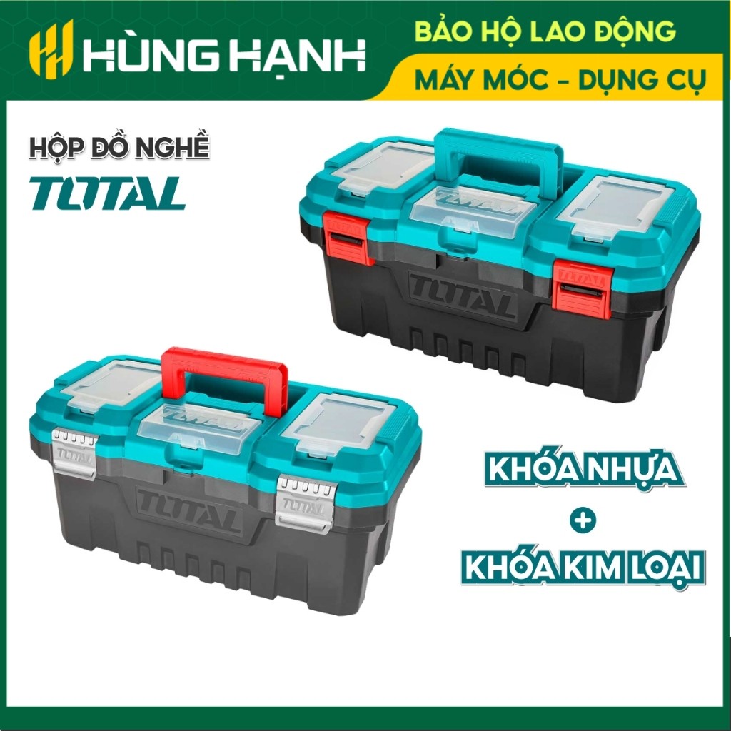 Total TPBX0201 tool box, size 20 inches, made of sturdy pp plastic ...