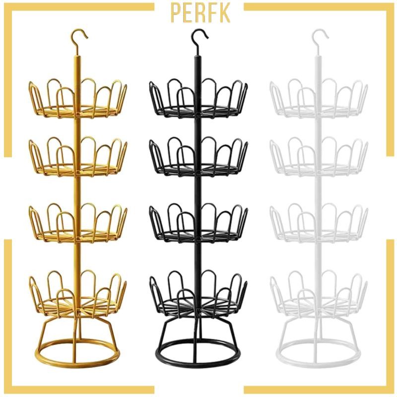 [Perfk] Rotating Shoe Rack, Shoe Tree Rotation, Multipurpose Swivel ...