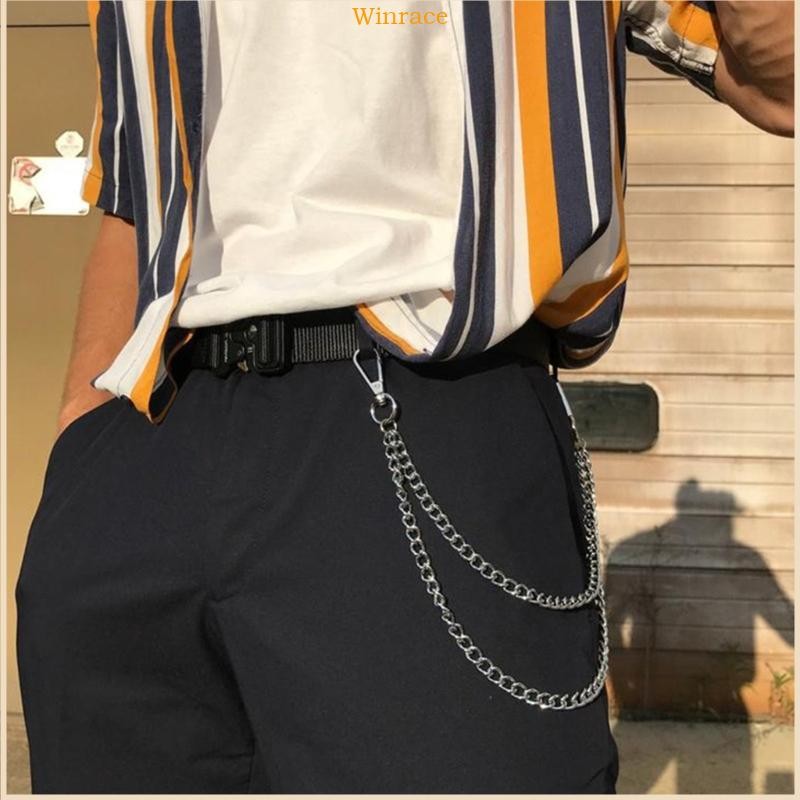 WRC Punk Metal Long Wallet Wallet Chain Pants Chain Pocket Chain for ...