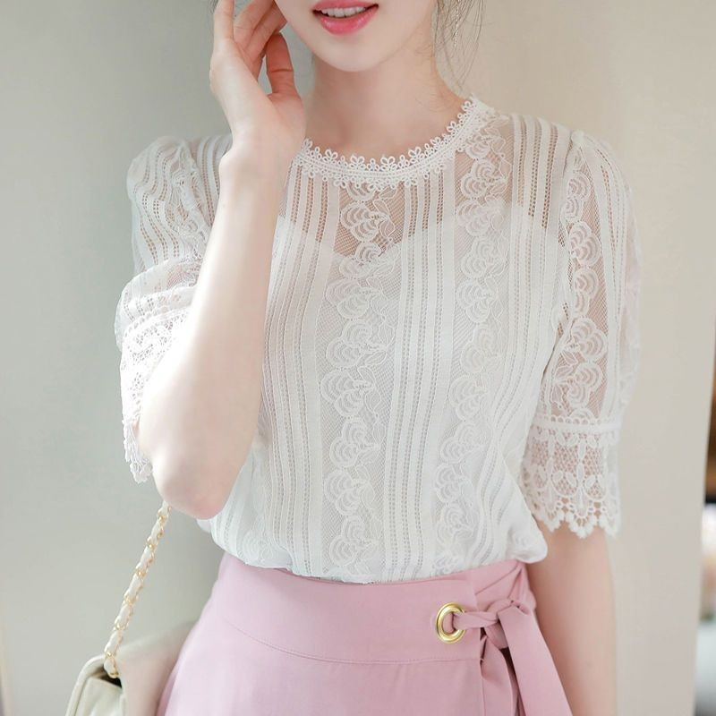 modern filipiniana topModern Filipiniana Top Casual Plain Eyelet ...