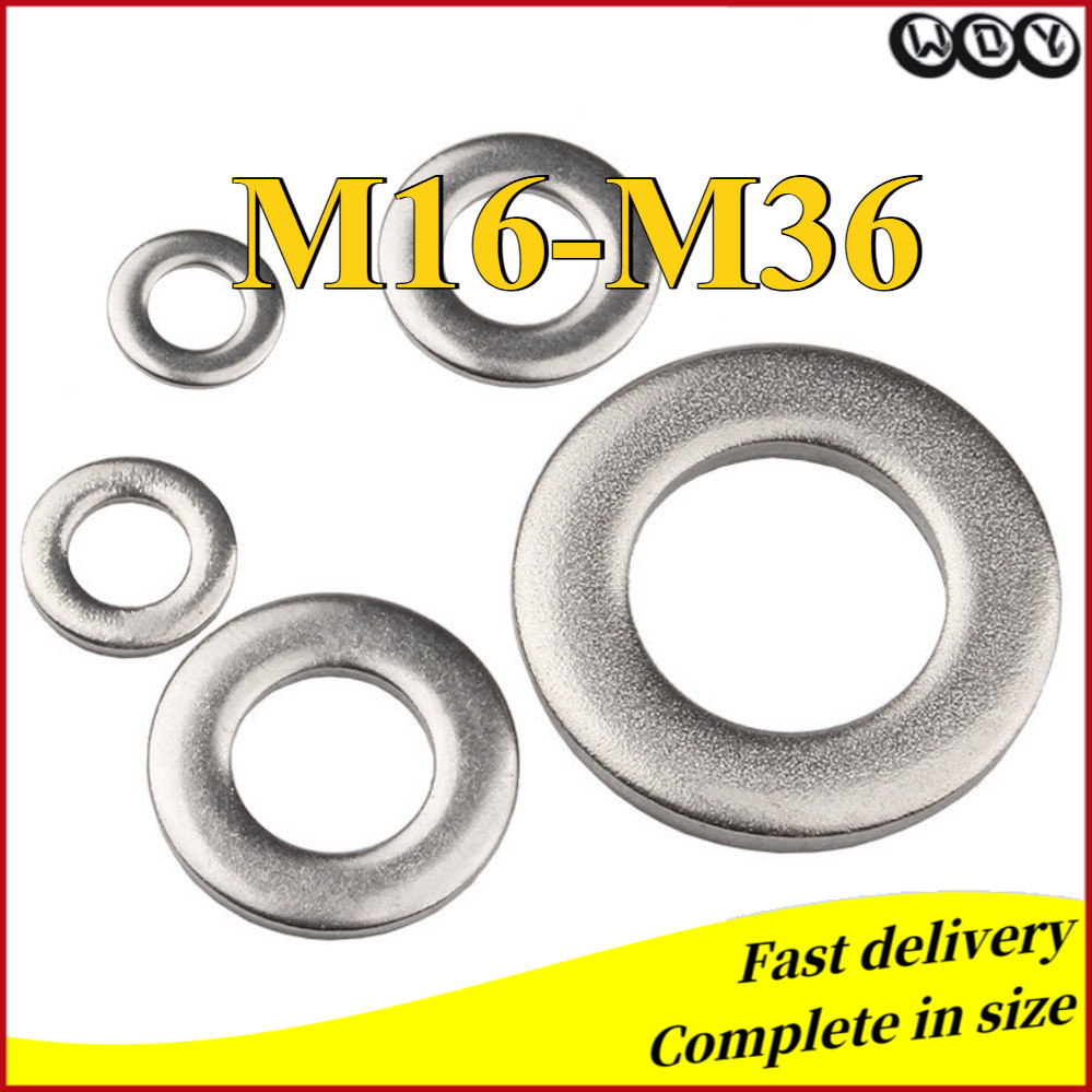Washer / Flat Washer (Stainless 304) M16-M36 (AZY-DM1-C) | Shopee ...