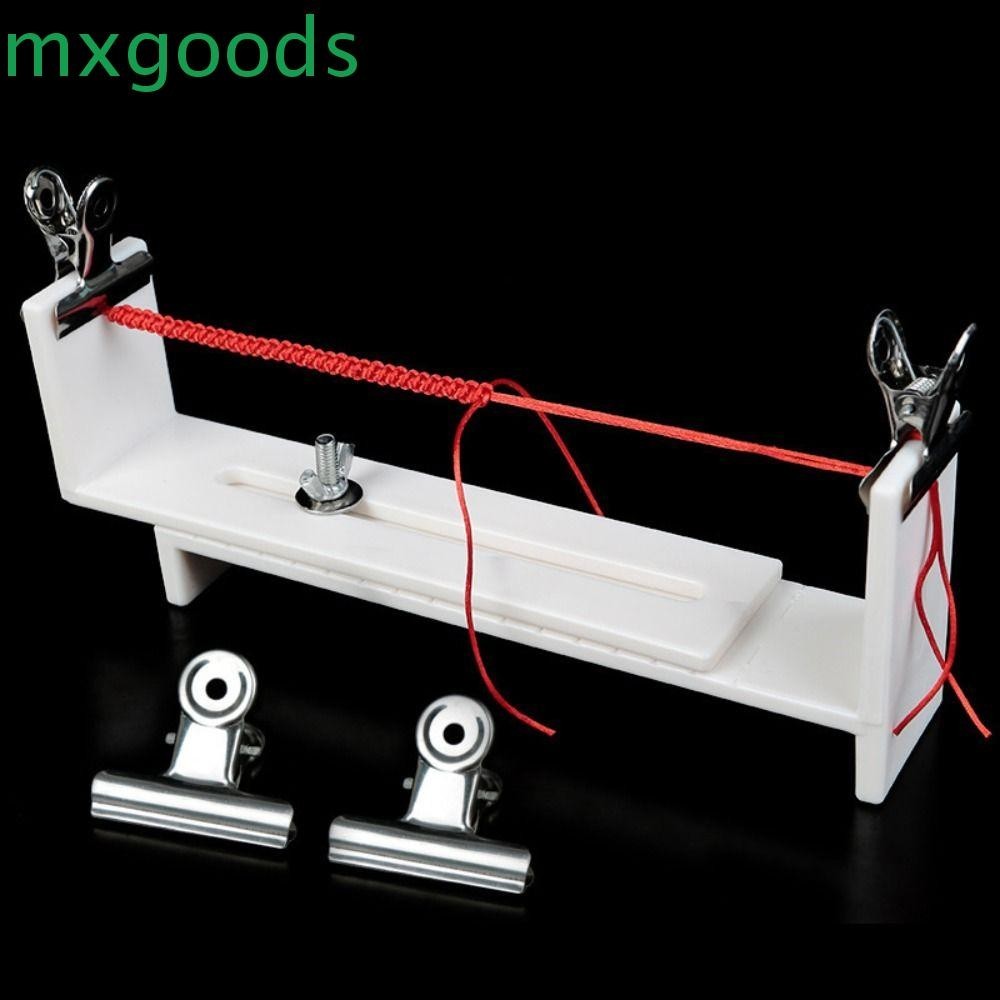 MXGOODS Rope Knitting Frame, Adjustable with Clamps Rope Braiding Tool, DIY Bracelet Weaver Tool ...