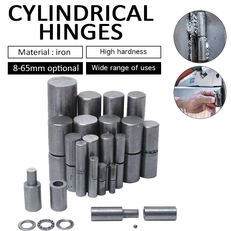 Hinge (Per piece) cylindrical hinge 3/8" to 1" Steel door hinges ...