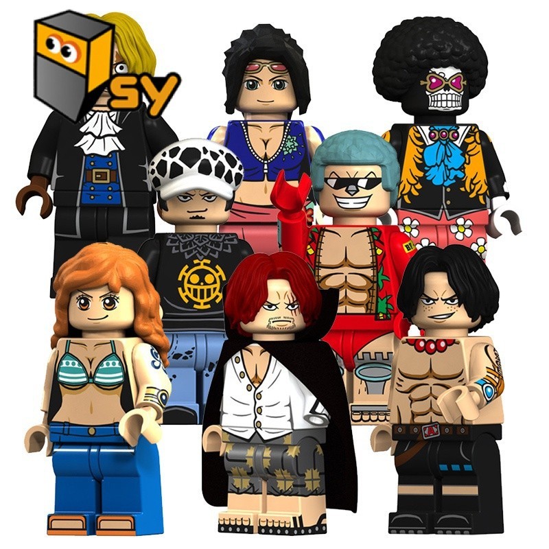 KT1013 Anime 1 Piece Luffy Roronoa Zoro Nami Sanji Chopper Nico Robin ...