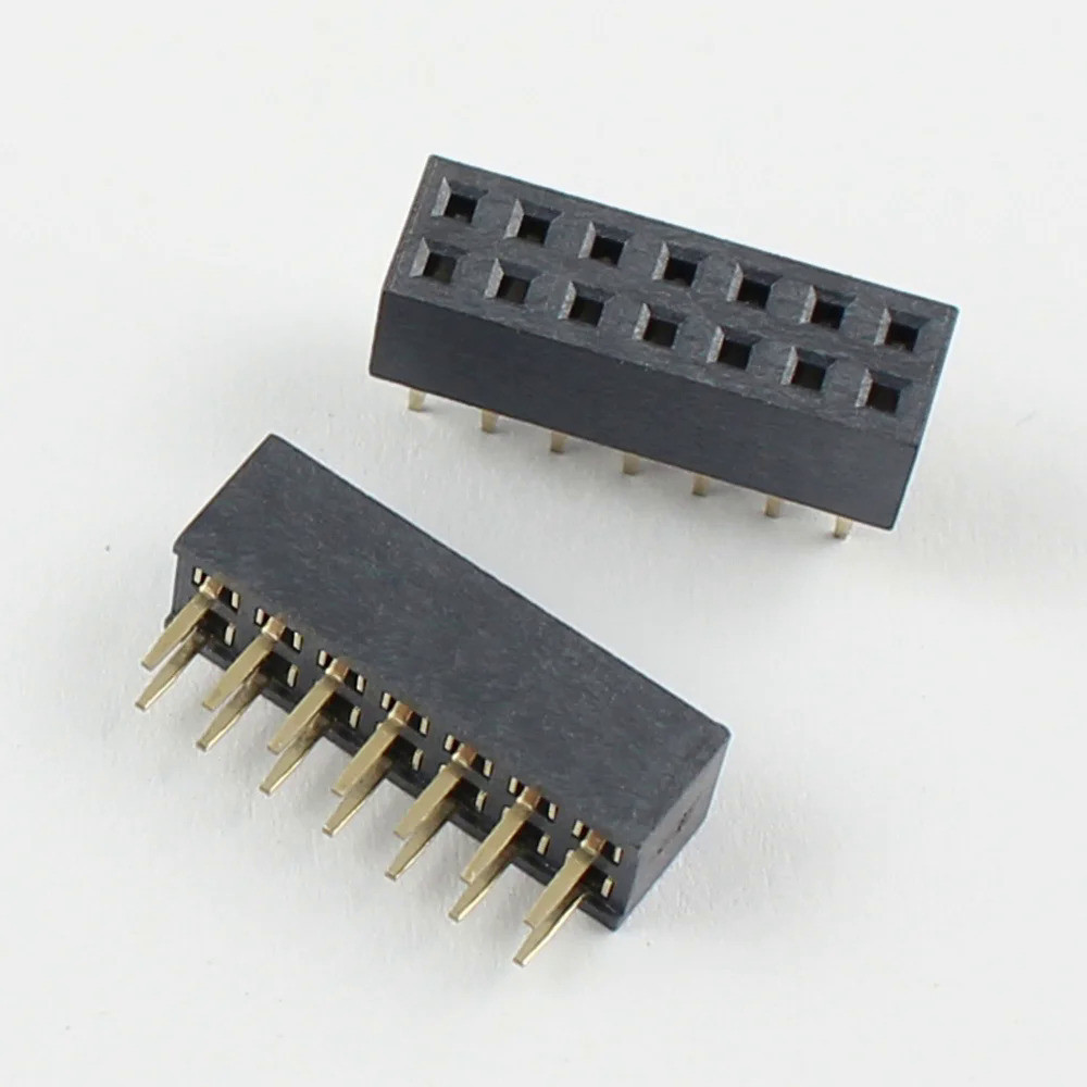 20pcs 2mm 2.0mm Pitch 2x7 Pin 14 Pin Female Dual Row Straight Pin ...