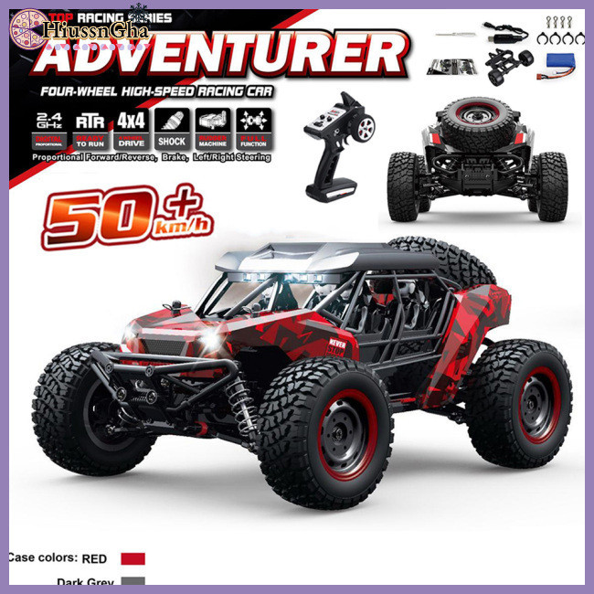 HIHA 16106 1:16 Rc Car With Led 4wd 50km/h Off-road Vehicle High Speed ...