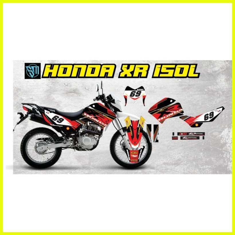 Honda XR 150L full body decals | Shopee Philippines