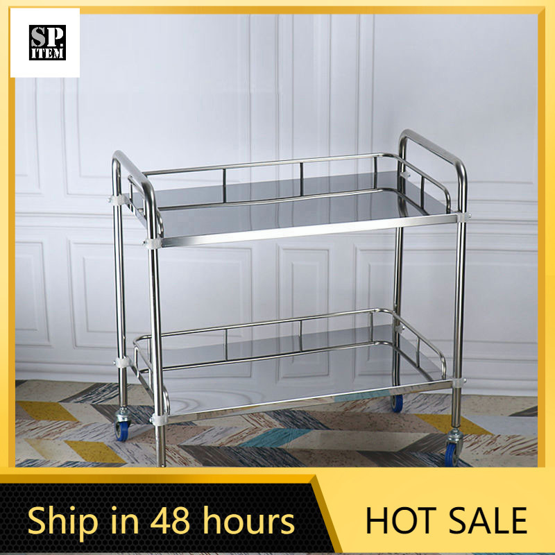 trolley cart stainless steel medical trolley hospital clinic dentistry ...