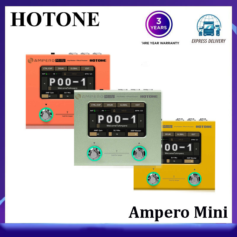 Hotone Ampero Mini MP-50 Guitar Bass Amp Modeling IR Cabinets ...