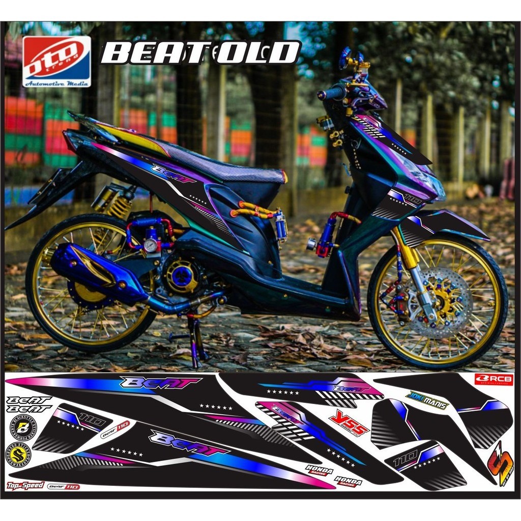 /striping Stickers Variations honda beat old beat carbu simple Elegant ...