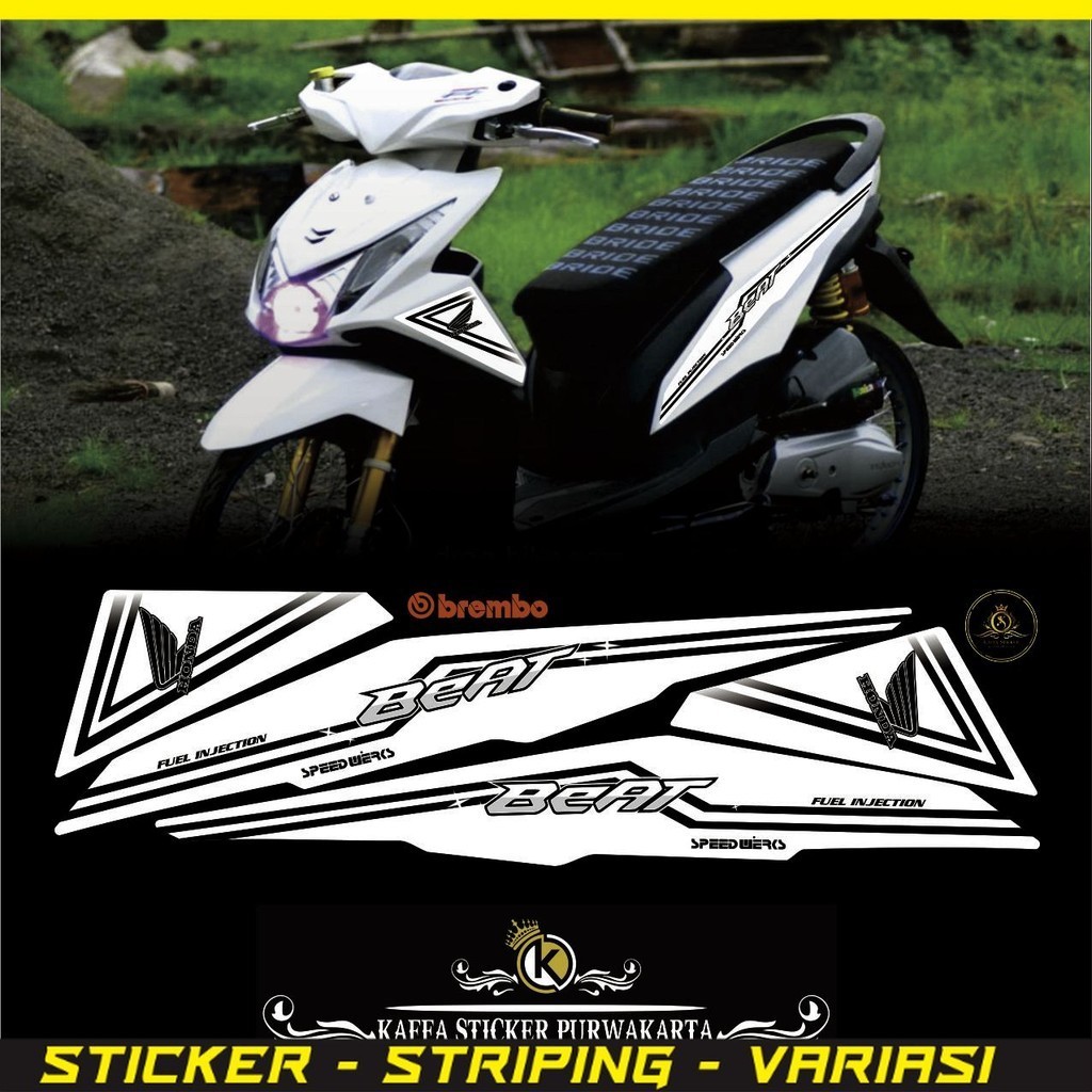 STRIPING VARIATIONS BEAT FI BEAT VARIATIONS STICKER MOTIF HONDA BEAT ...