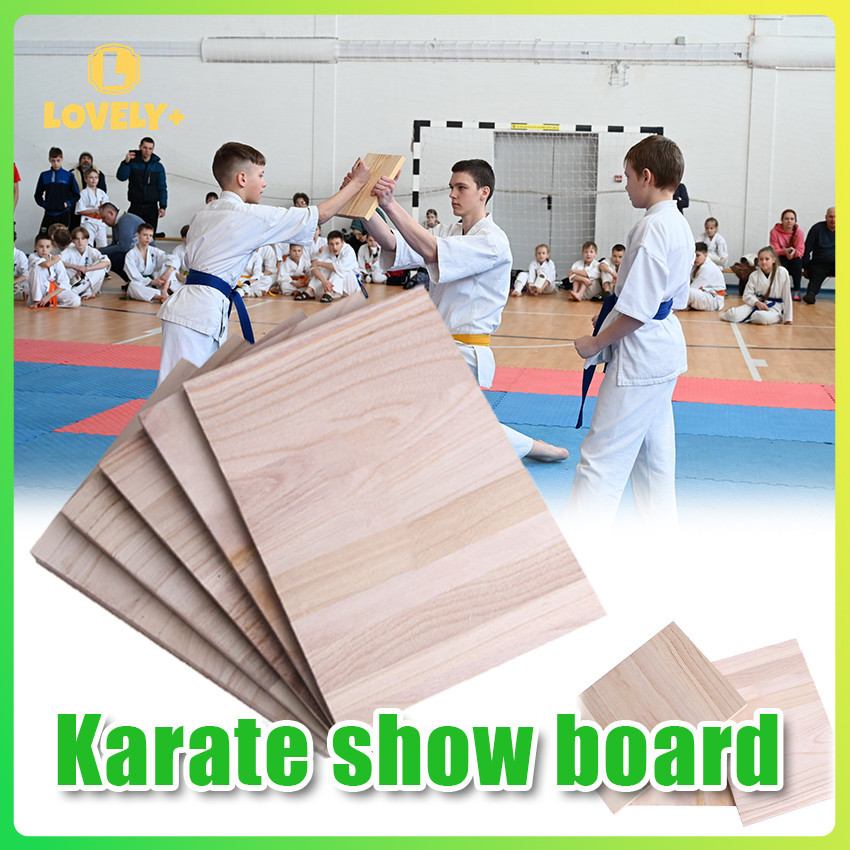 Karate Performance Boards Using Wooden Breaking Training Grading Plates ...