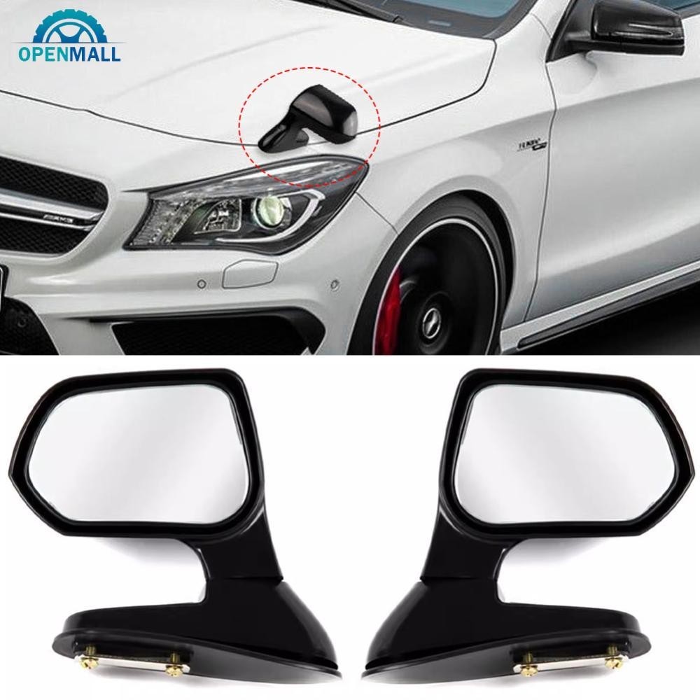 OPENMALL Universal Car Hood Side Rear View Mirror Adjustable Wide Angle ...