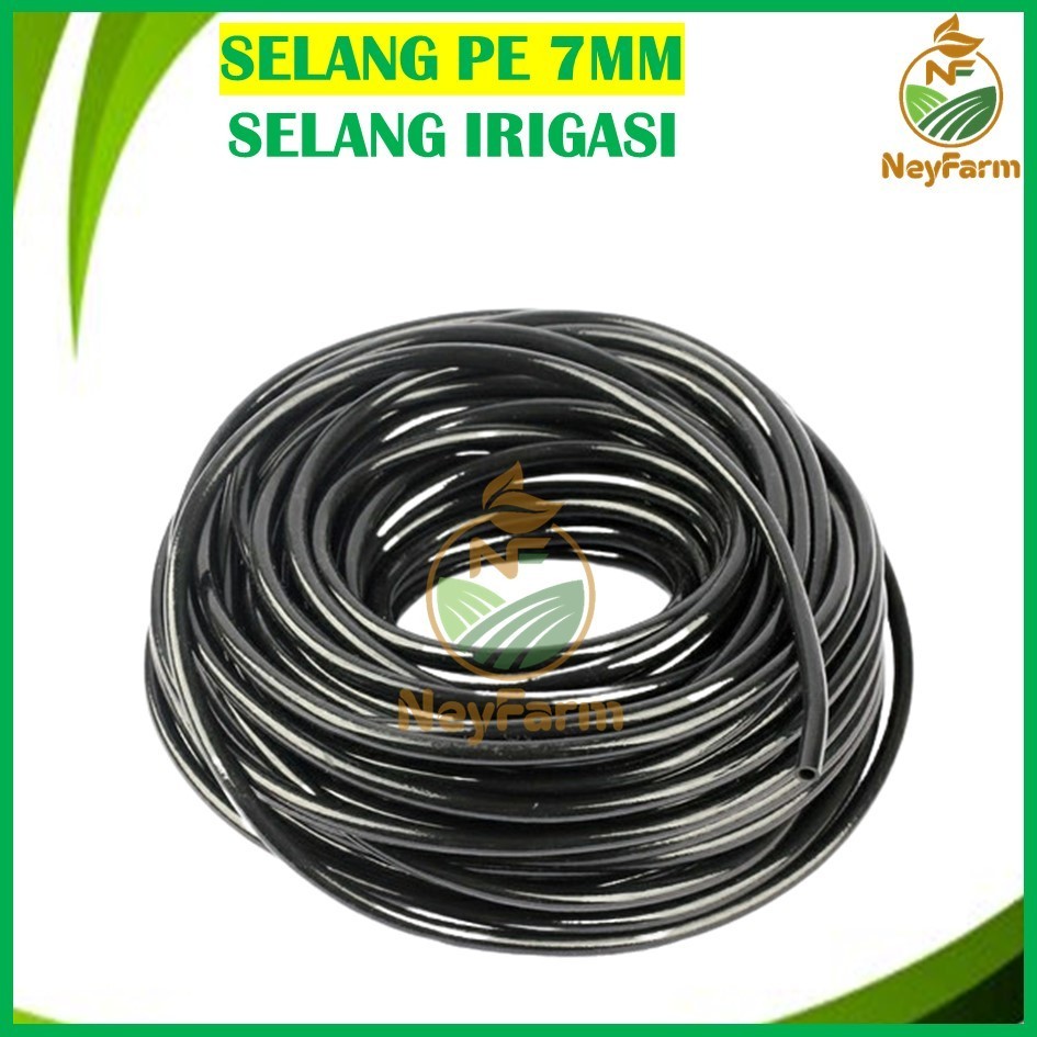 Pe Hose 7mm Fertigation Hydroponic NFT DFT Tube 4/7 Irrigation 7mm 4 ...