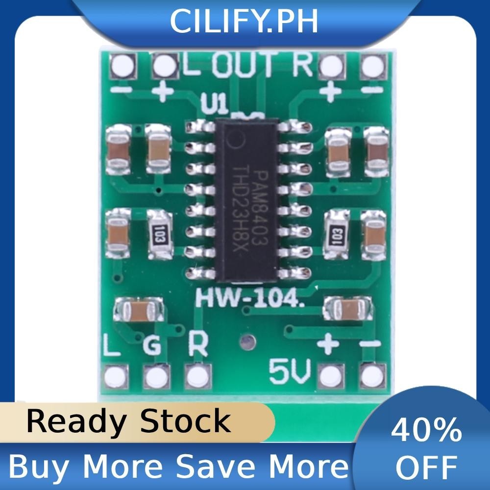 PAM8403 Audio Speaker Sound Amplifier Board Class D 2*3W DC2.5-5.5V ...